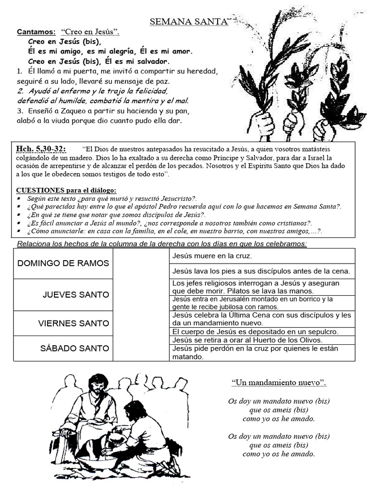 Reflexiones de Semana Santa | PDF | Jesús | Apóstol