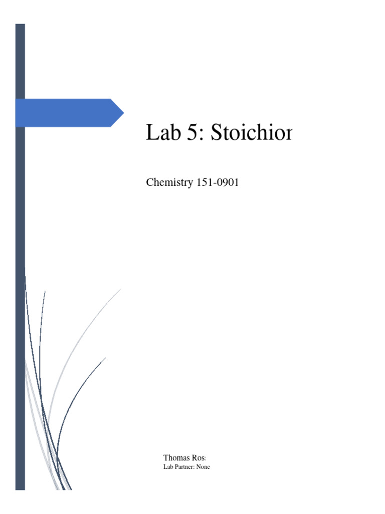 Ross Lab Report - Final Draft | PDF | Stoichiometry | Sodium Carbonate