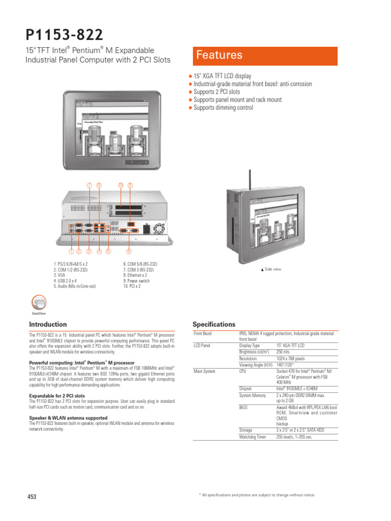 Data Sheet 1 | PDF | Personal Computers | X86 Architecture