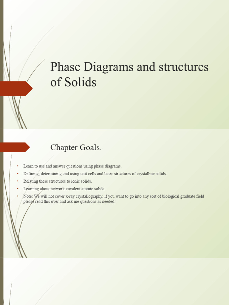 Ch13 - Crystalline Solids - Student | PDF | Chemical Bond | Crystal Structure