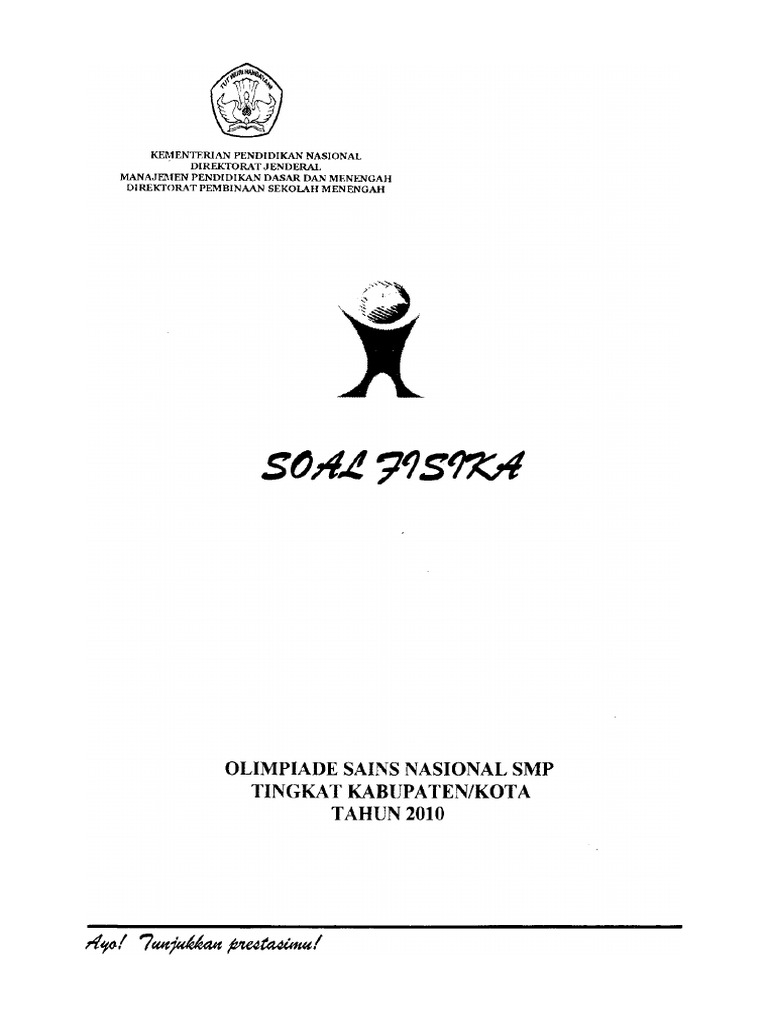 OSK Fisika SMP 2010 | PDF