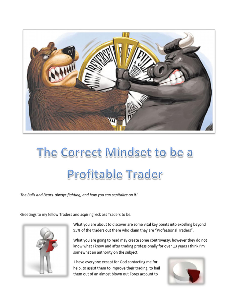 The Correct Mindset To Be A Profitable Trader | PDF | Financial Markets ...