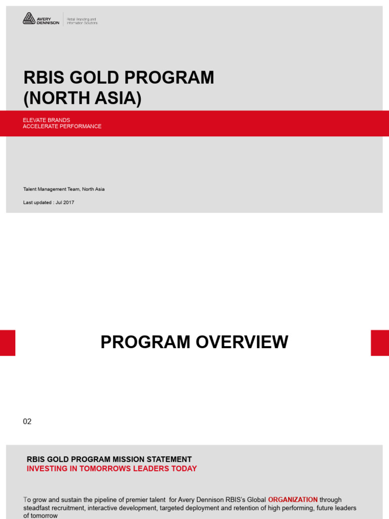 02.GOLD Program Overview - Standard Deck | Download Free PDF ...