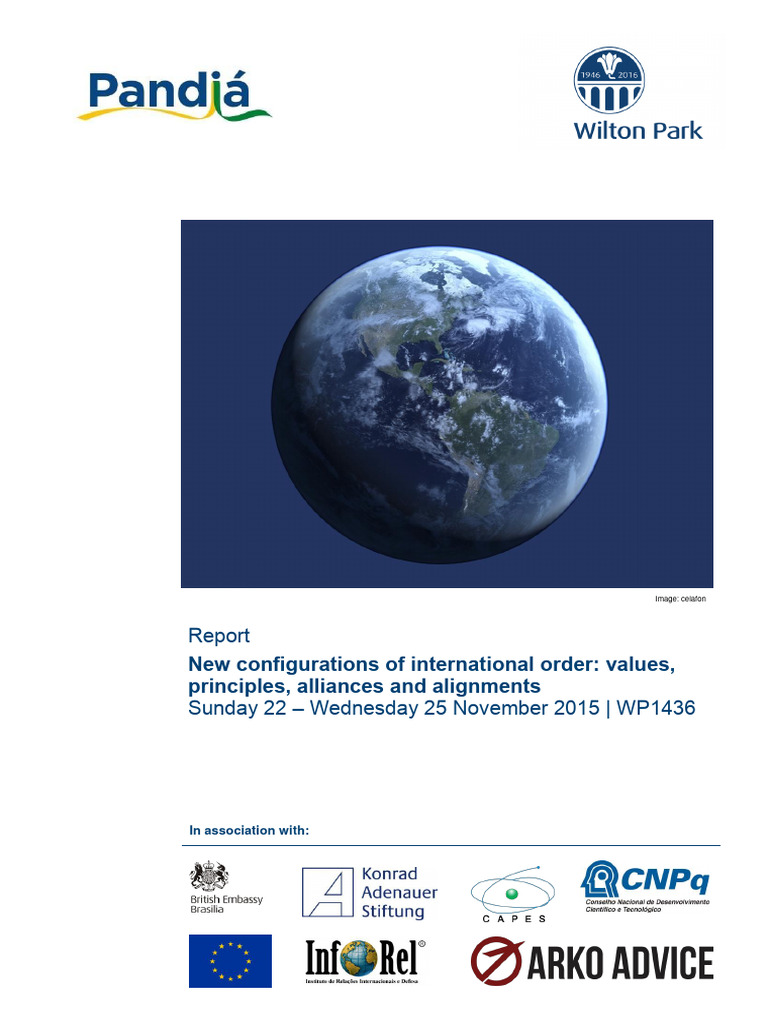 International Order: Challenges & Trends | PDF | Peacekeeping | Negotiation