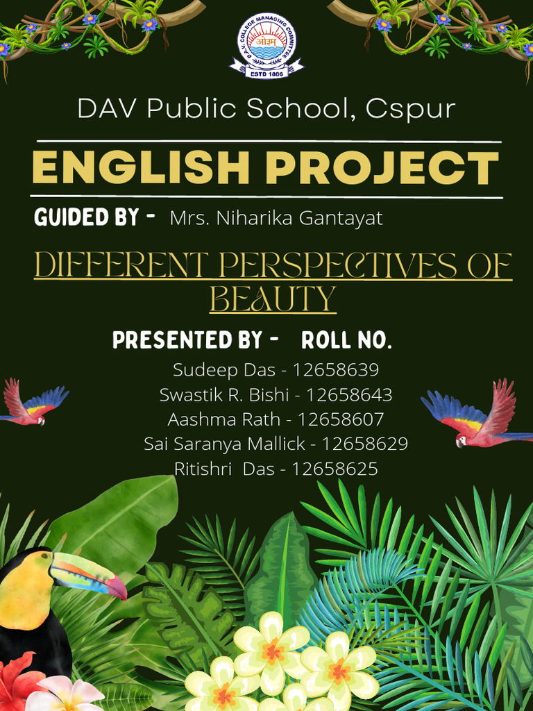 DAV Public School, Cspur | PDF | Beauty | Experience