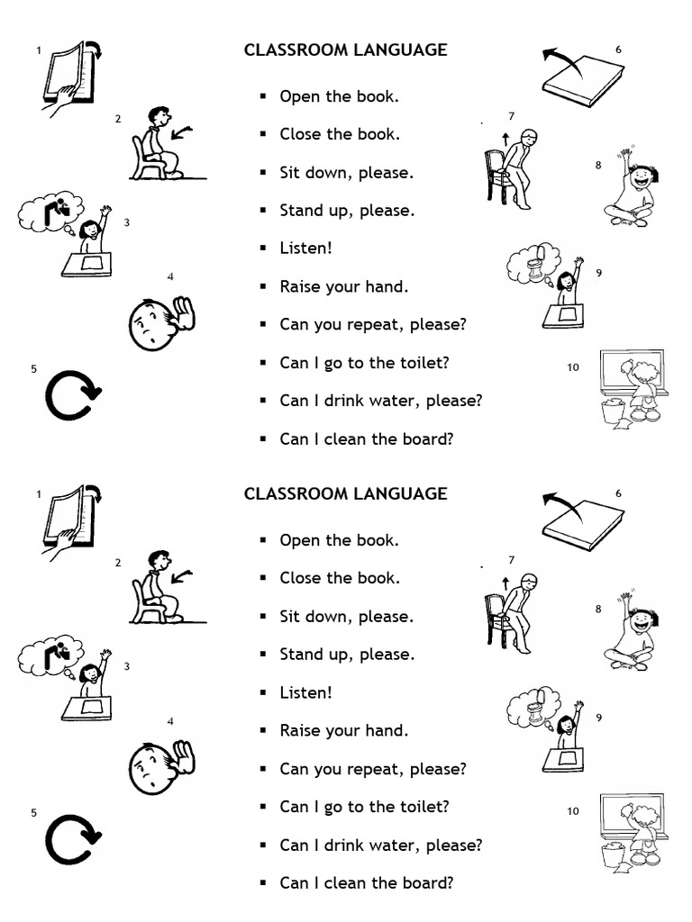 Classroom Language | PDF