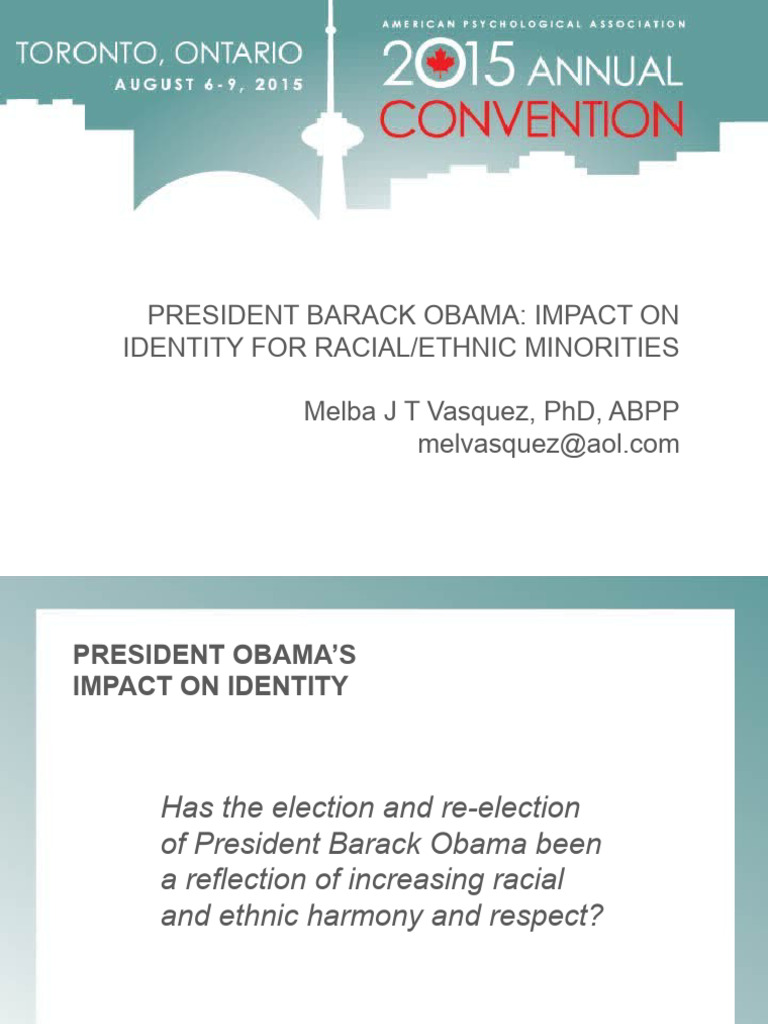 Obama's Influence on Minority Identity | PDF | Barack Obama | Supreme ...