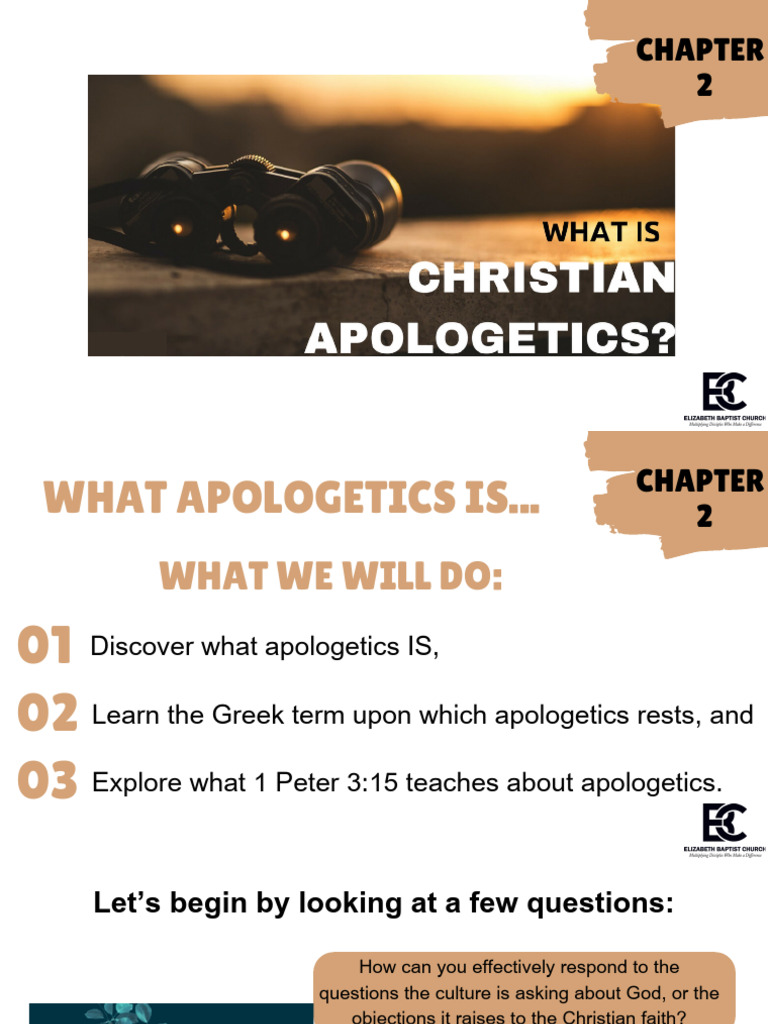 How Can Apologetics Help Me Defend My Faith Pdf Christian