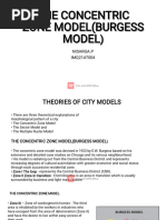 Burgess Urban Land Use Model Explained | PDF | Suburb | City