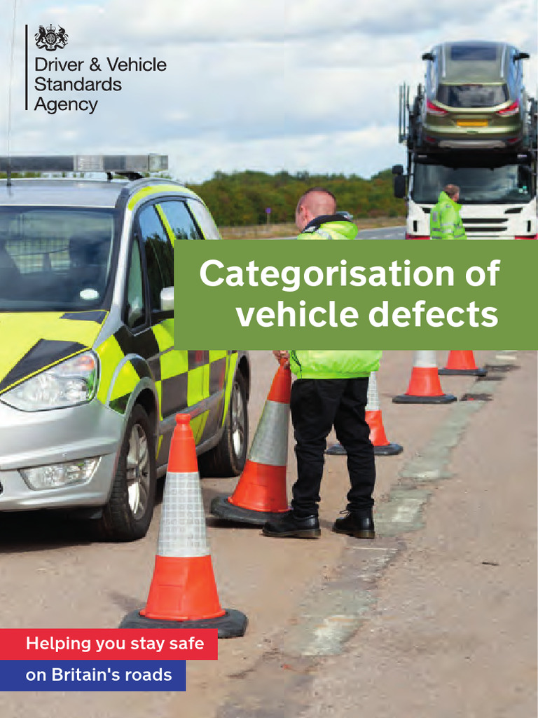 DVSA Vehicle Defects Guide | PDF | Seat Belt | Vehicles