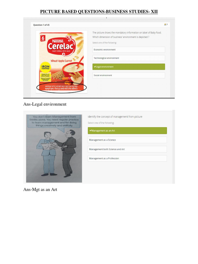 BST - Picture Based Questions | PDF