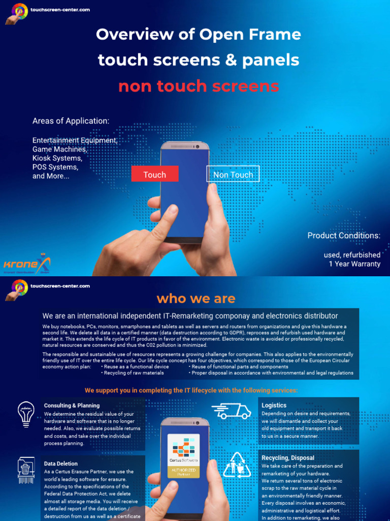 Touch Screen Panel Catalog 2024 | PDF | Display Resolution | Touchscreen