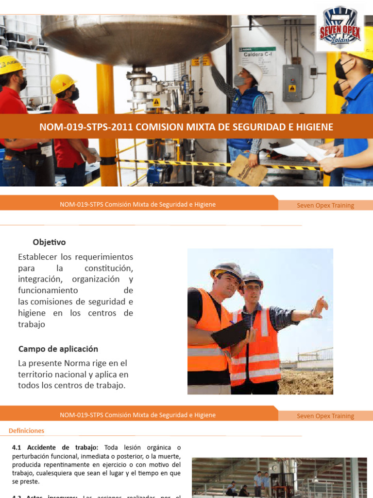 Presentación - CMSH - Seven Opex | PDF | Seguridad y salud ocupacional