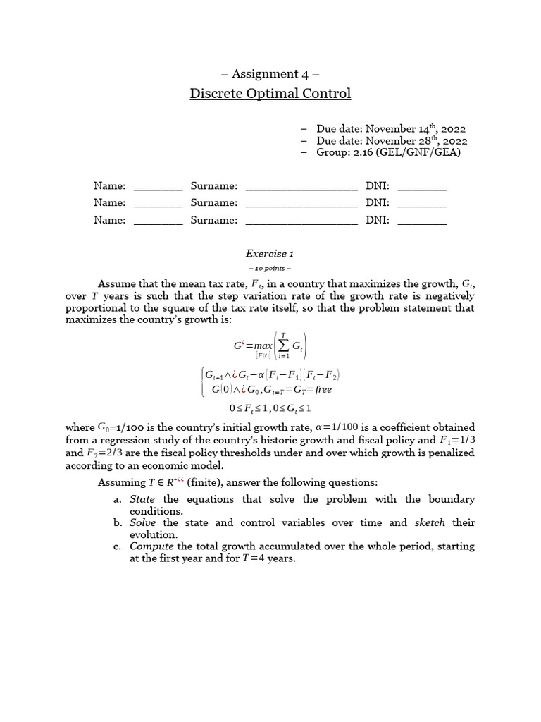 Exercises - Assignment 4 (Unit 2.2) | PDF