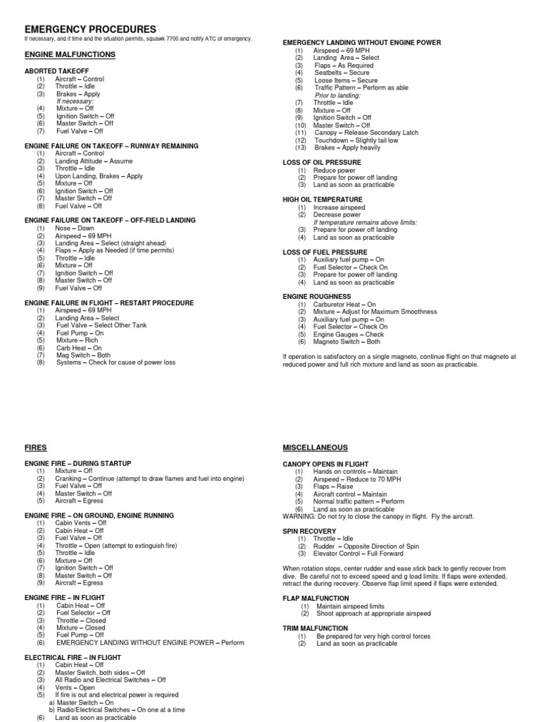 Checklist N3131C CH601XLB 2-14-23 | PDF | Throttle | Landing Gear