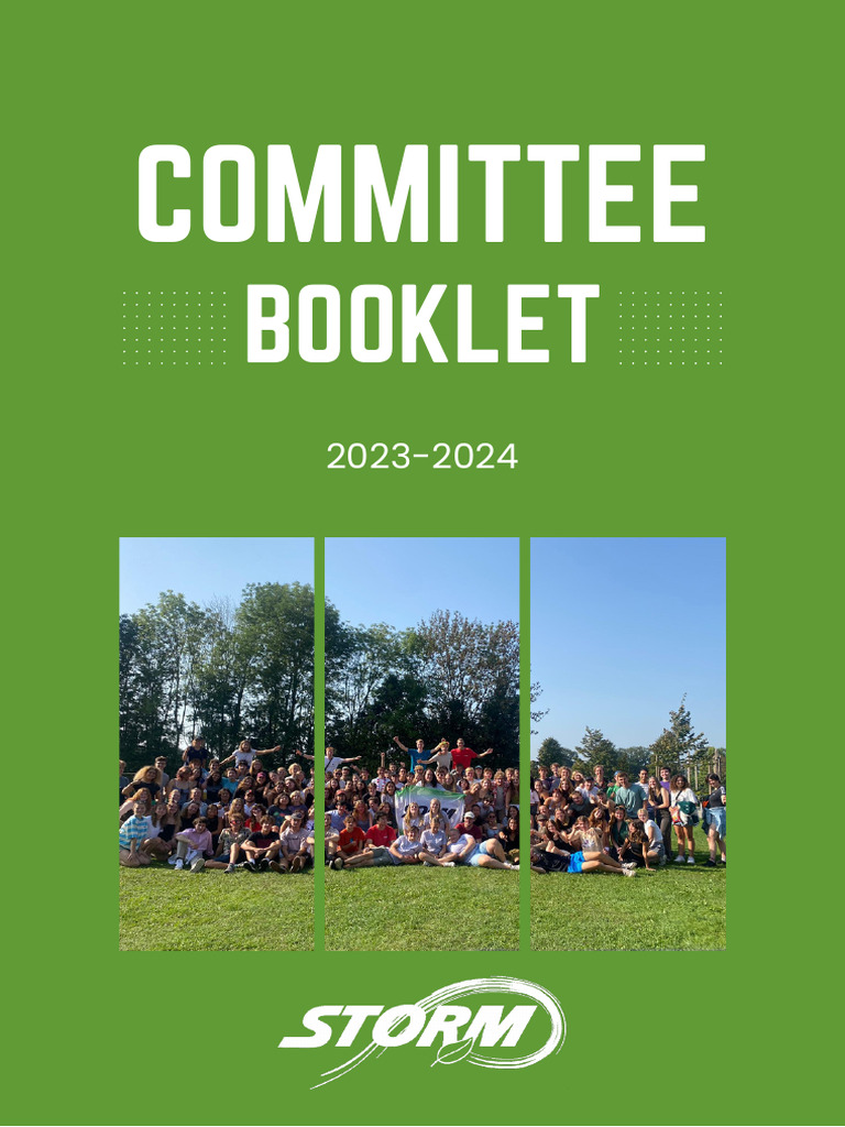 Committee Booklet 2023-2024 | PDF
