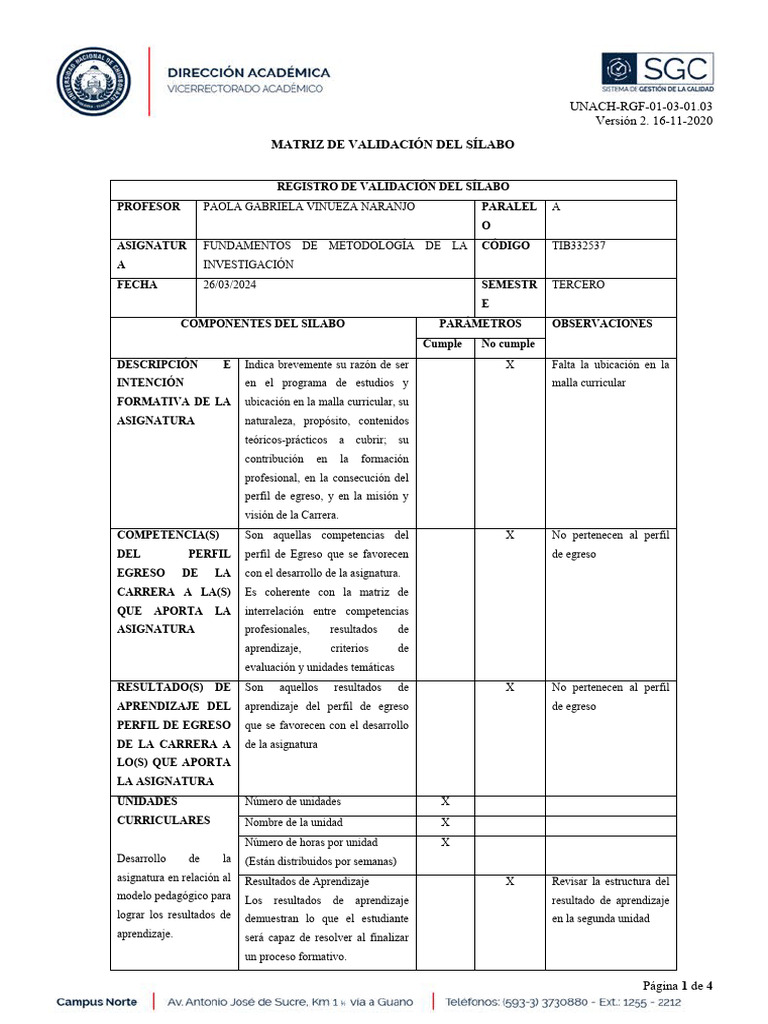 2024-1S Fundamentos - Met - Inv Mat Val | PDF | Enseñando | Evaluación