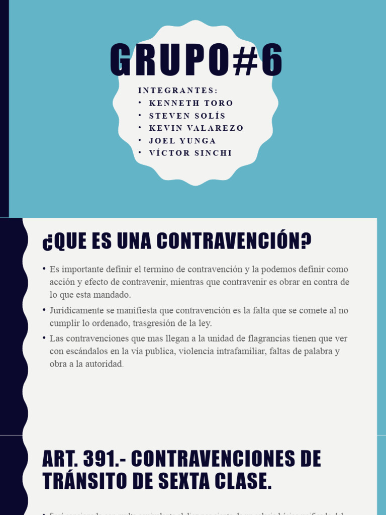 Guía de Contravenciones de Tránsito | PDF | Licencia de conducir | Transporte