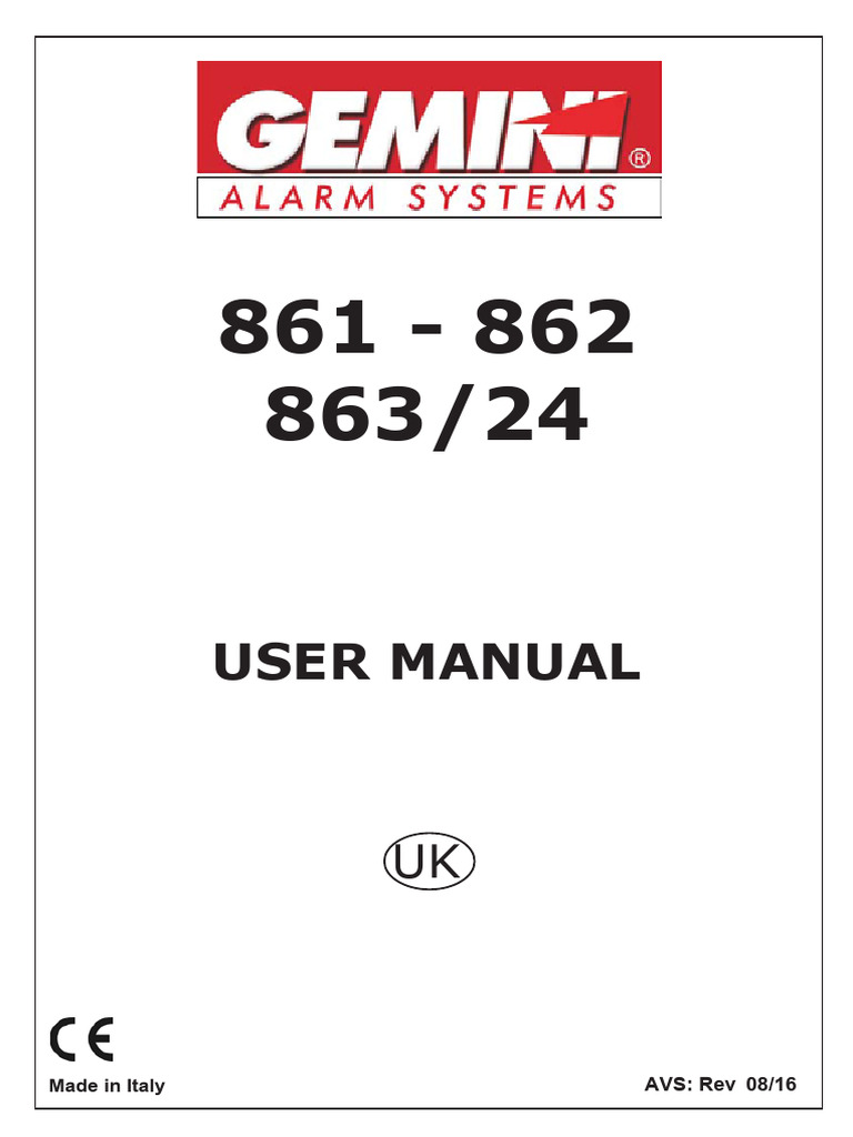 861-862-863 User Guide 2016 | PDF | Remote Control