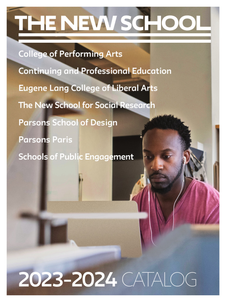The New School Academic Catalog 2023-24 - V2 | PDF | Academic Degree ...
