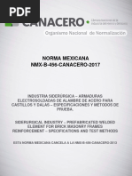 NMX B 292 Canacero 2018 | PDF | Cable | Tratamiento a base de calor