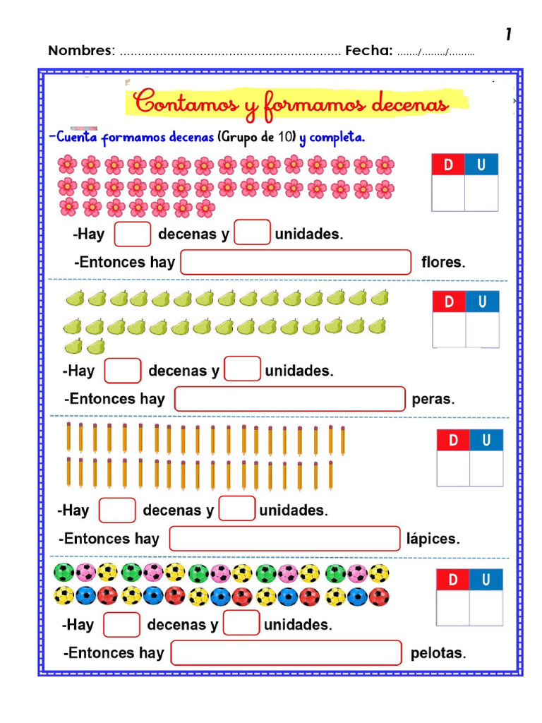 CONTAMOS DECENAS | PDF