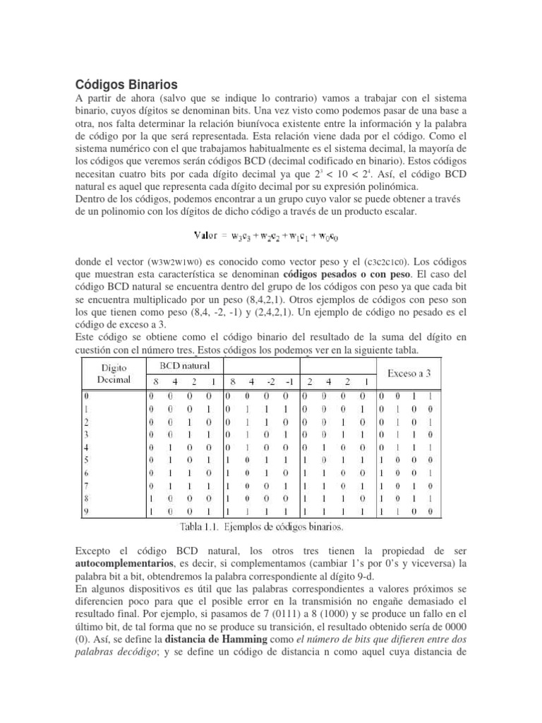 Codigos Errores | PDF | Decimal codificado en binario | Notación