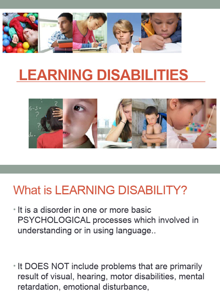 Leson 2 LD | PDF | Dyslexia | Learning Disability