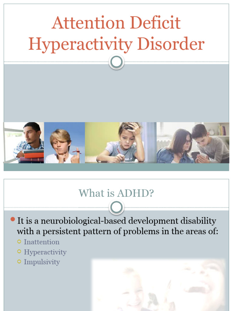 Leson 3 ADHD | PDF | Attention Deficit Hyperactivity Disorder | Psychological Concepts