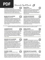 Dark Magic Spells and Effects Guide | PDF