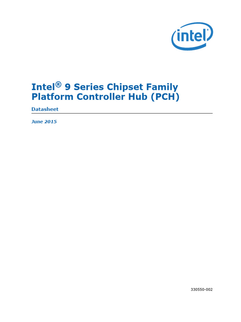 9 Series Chipset PCH Datasheet | PDF | Usb | Bios