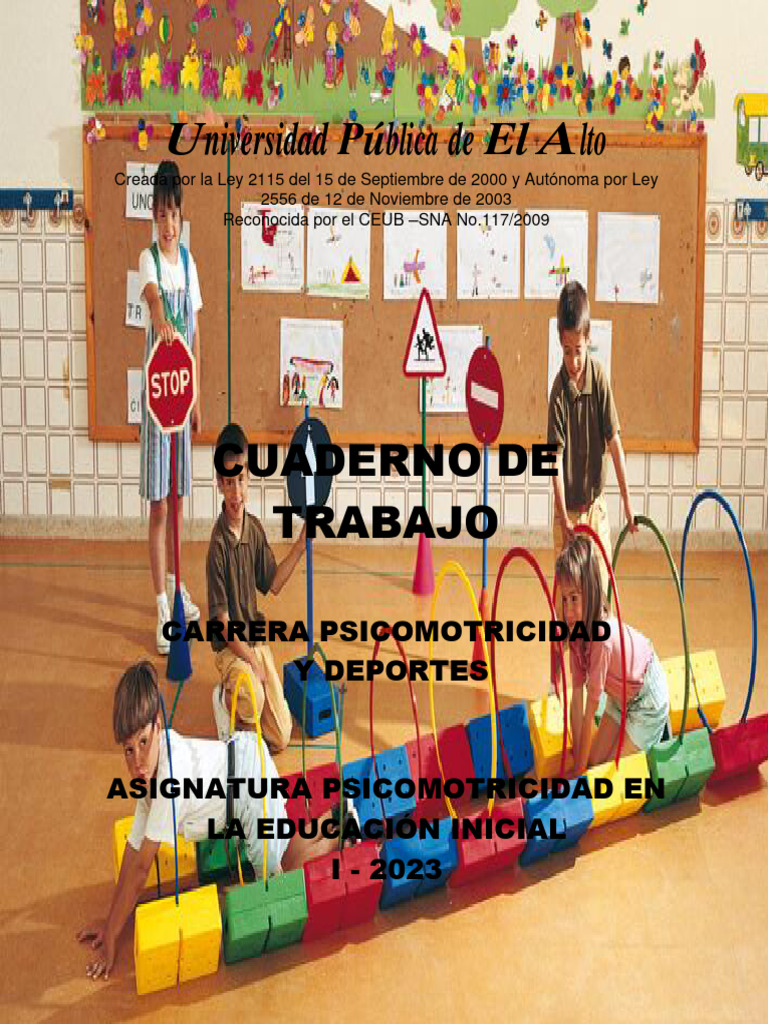 Cuaderno De Trabajo Educación Inicial I 2923 Pdf Educación De La
