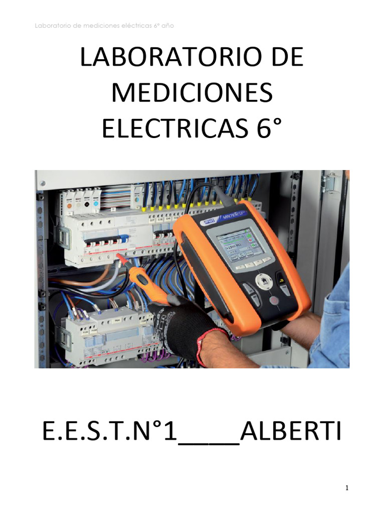 Laboratorio de Mediciones Electricas U2 | PDF | Corriente eléctrica | voltaje