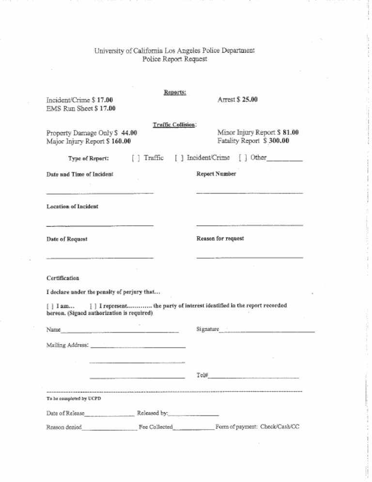 Report Request Form | PDF