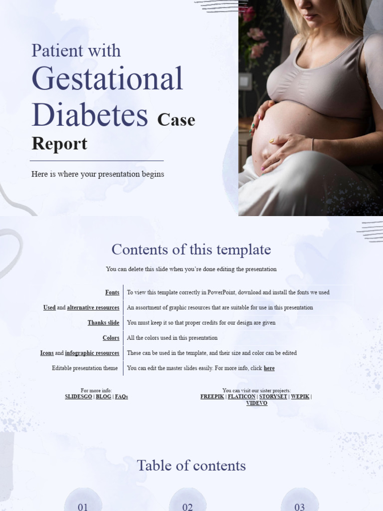 Patient With Gestational Diabetes Case Report | PDF | Medical Diagnosis ...