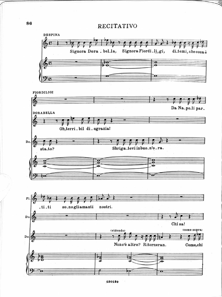 Aria + Recitativo | PDF