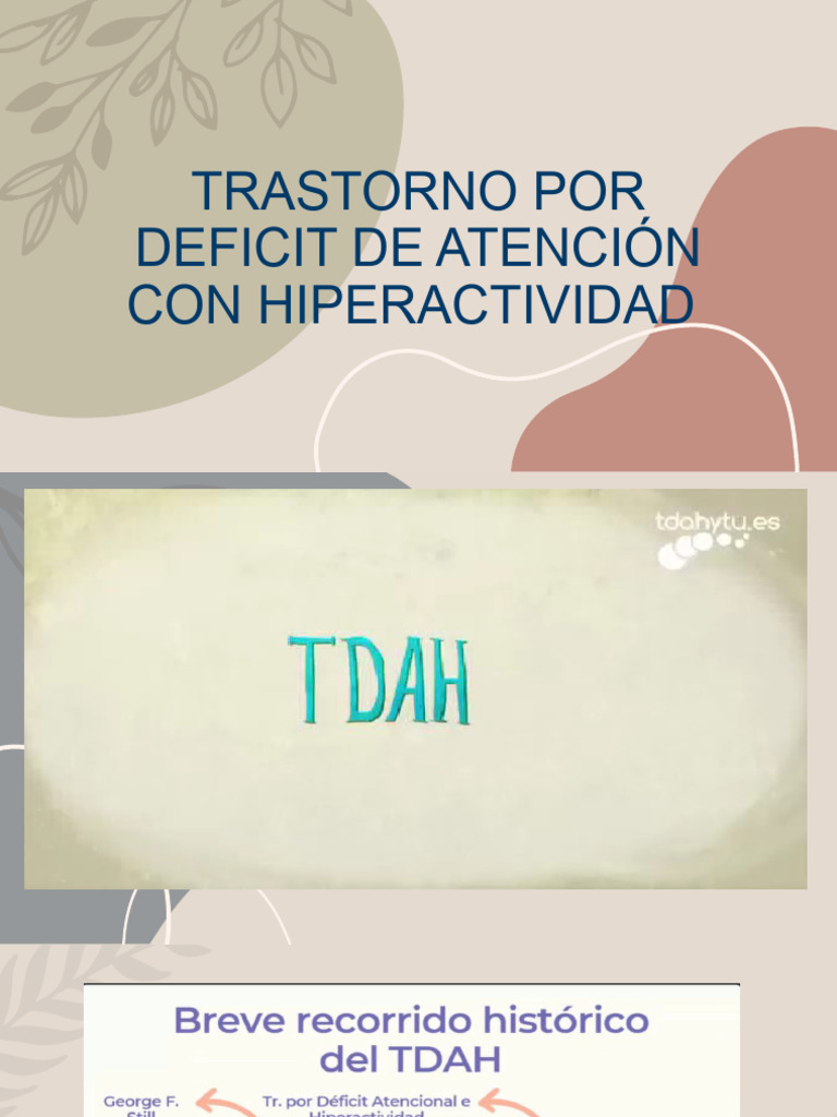 Trastorno Por Deficit de Atención Con Hiperactividad | PDF