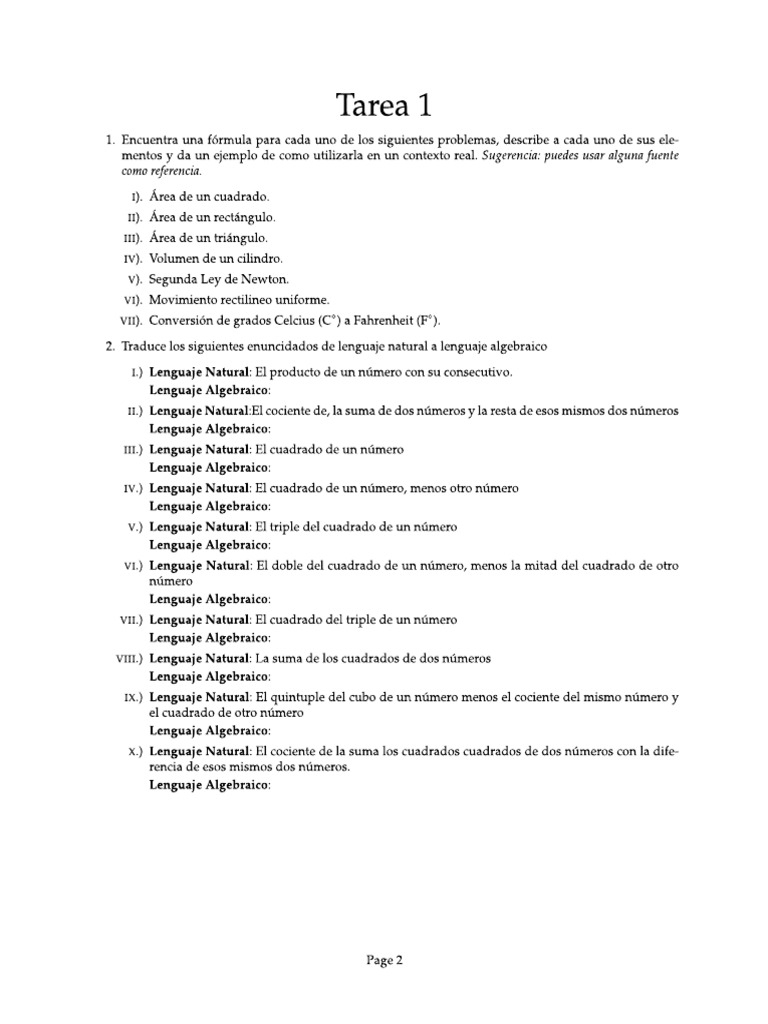 Tarea 1 | PDF