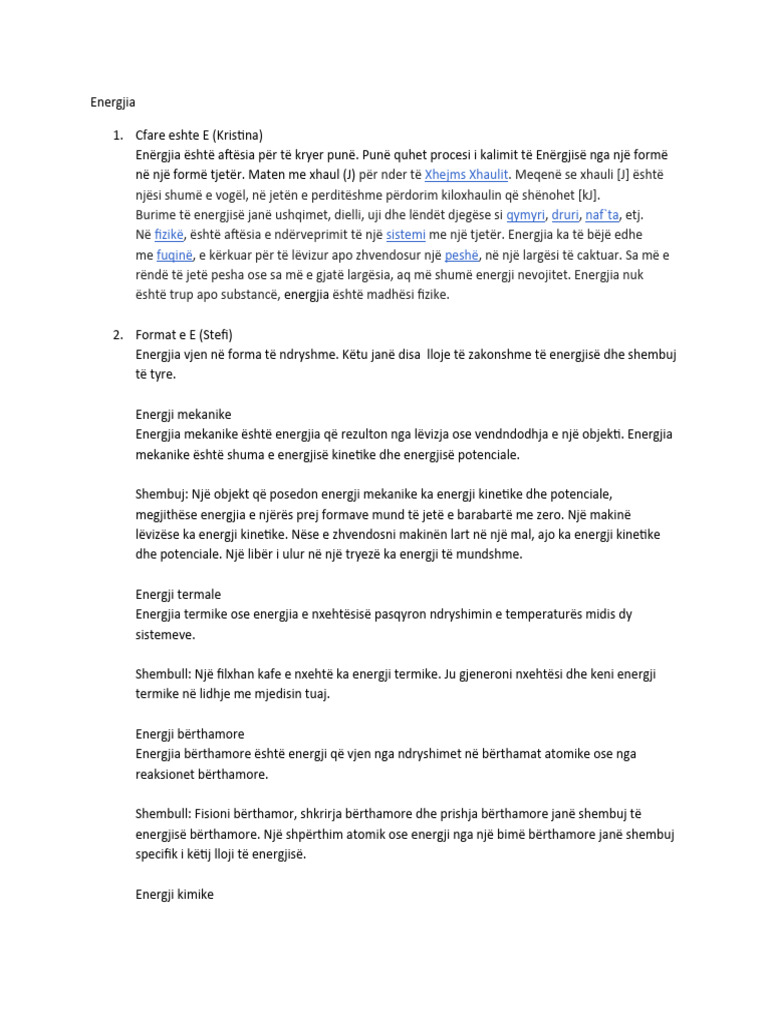 Energjia | PDF
