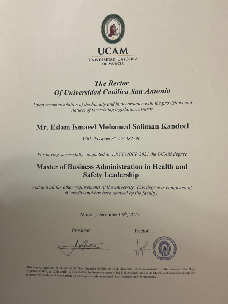 Mba Certificate Template