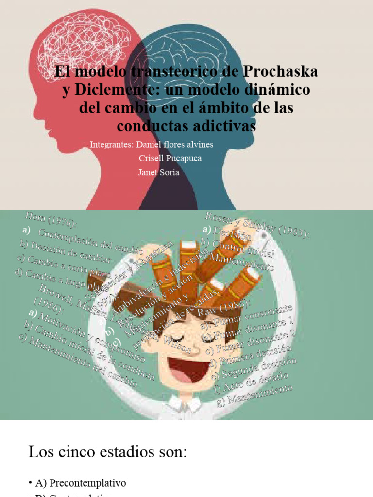 El Modelo Transteorico de Prochaska y Diclemente | Descargar gratis PDF ...