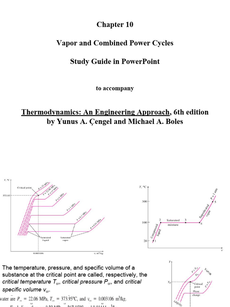 Lecture 6 Vapor and Combined Power Cycles 10 | PDF | Steam | Thermodynamics