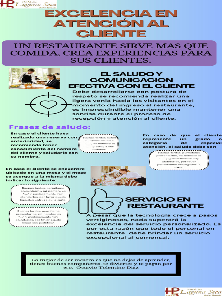 Infografía Atención Al Cliente Empresa Moderno Lila | PDF ...