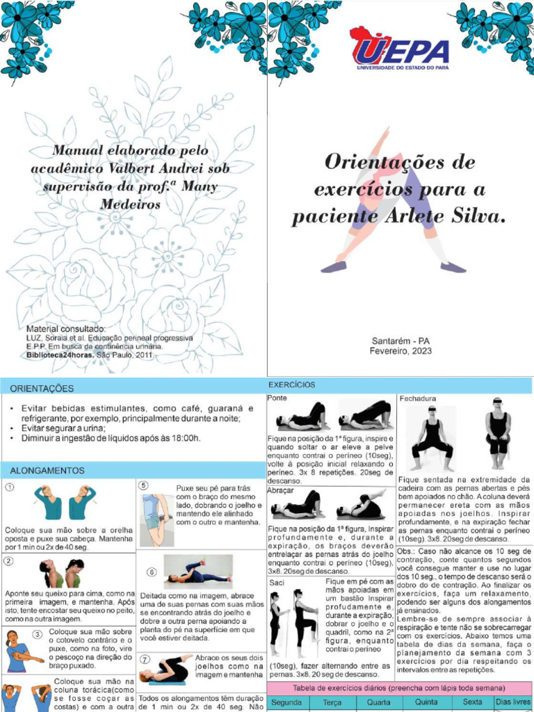 Manual de Exercícios Saúde Da Mulher | PDF