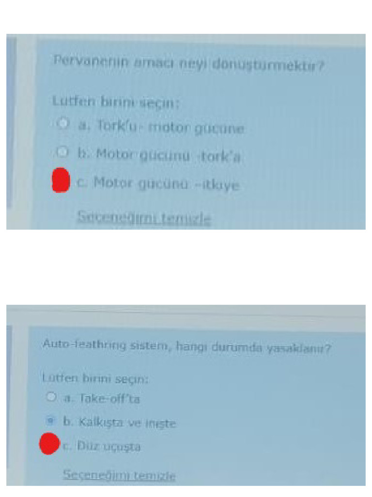 Pervane Sorular | PDF