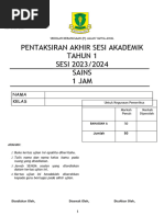 BM Exam Tahun 1 2025 | PDF