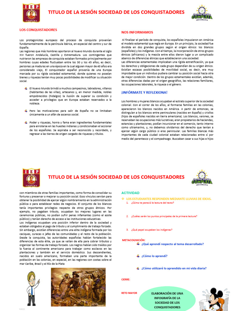Ficha1 CC - SS 2do | PDF | España | Esclavitud