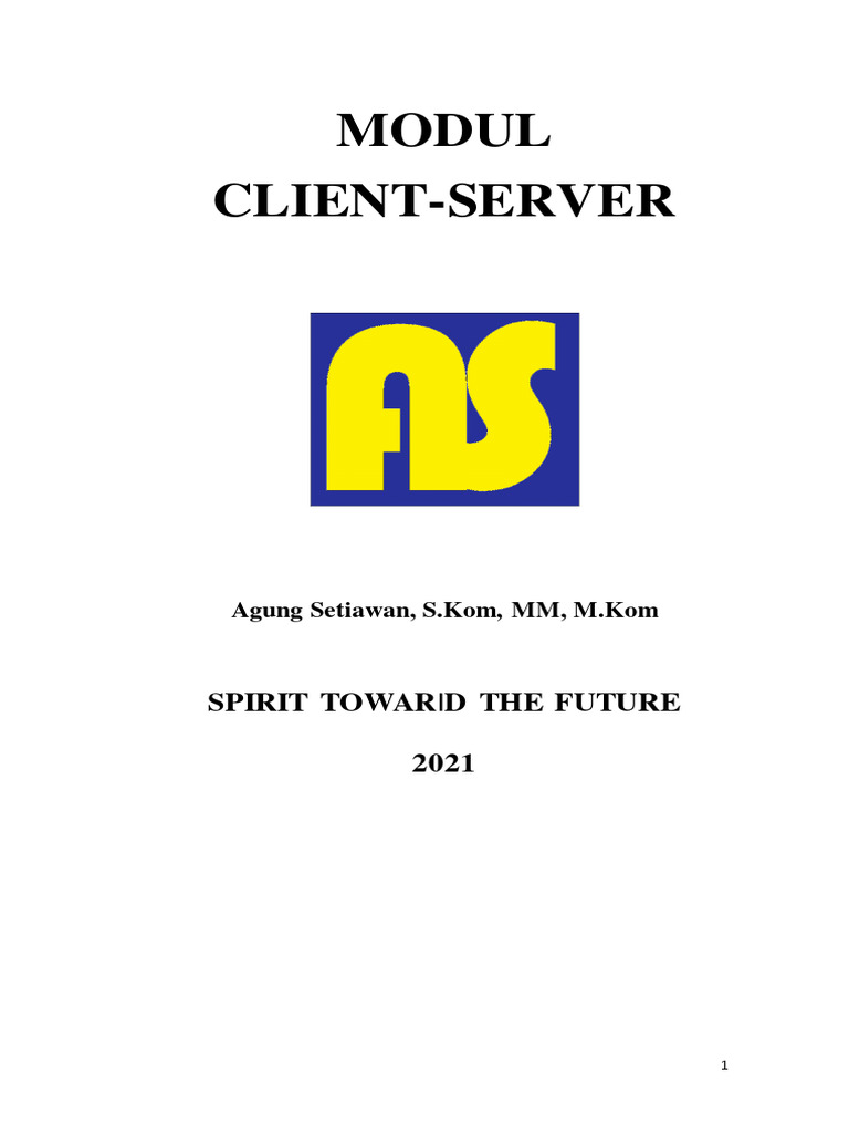 Modul Client Server | PDF