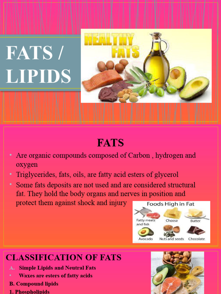 Fats / Lipids | PDF | Fat | Lipid