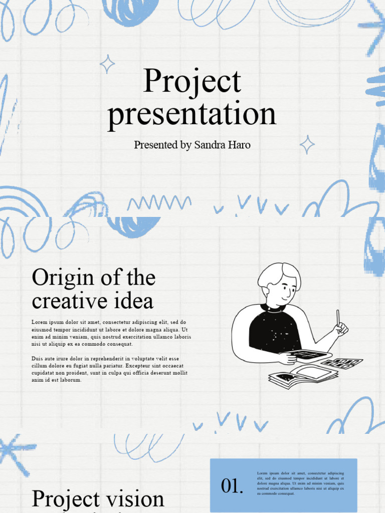 Blue Doodle Project Presentation | PDF